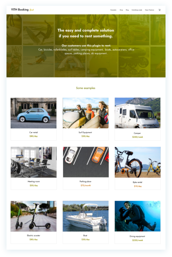 Live Demo - YITH Booking & Appointments for WooCommerce
