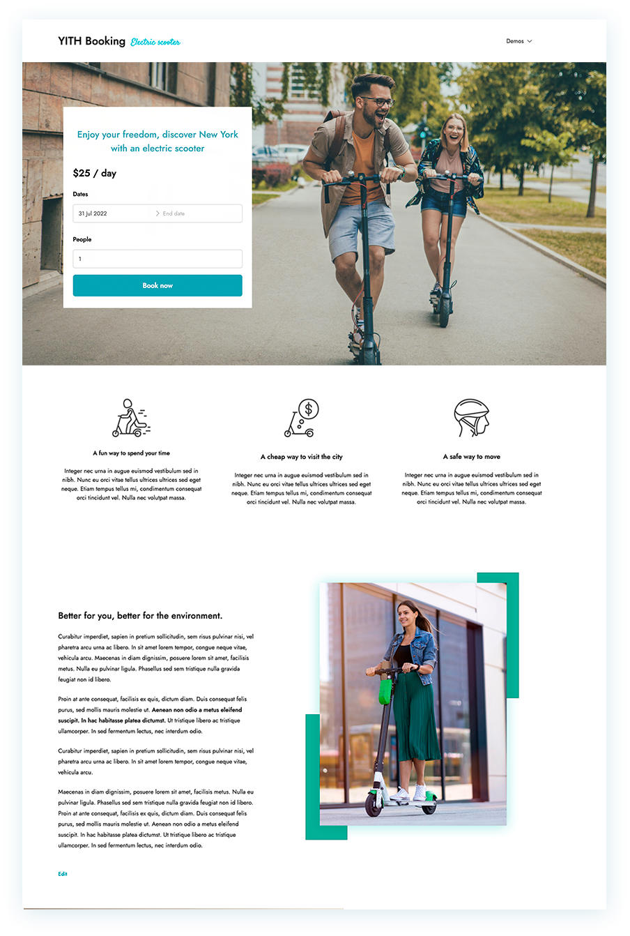 Live Demo - YITH Booking & Appointments for WooCommerce